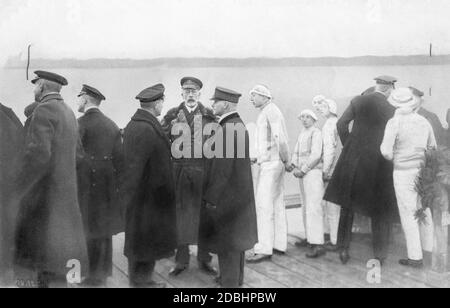 From left to right - Prince Henry (later, the Duke of Gloucester ...