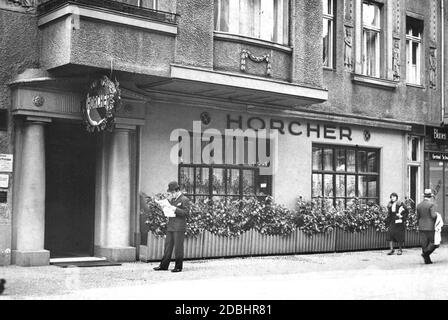 The well-known, upscale Restaurant Horcher was located at Lutherstrasse ...