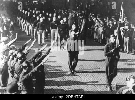 Uniform of the British Union of Fascists (BUF), a British political ...