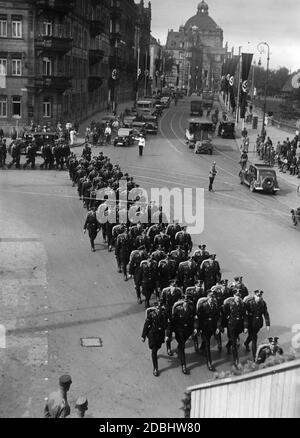 SS parade, Germany, 1936 Stock Photo - Alamy