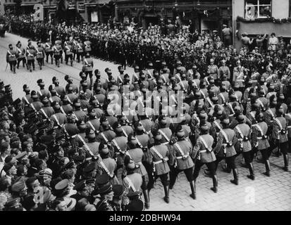 SS parade, Germany, 1936 Stock Photo - Alamy