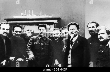 Chairman of the Central Executive Committee Mikhail Kalinin on a Hay ...