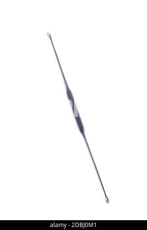 surgical bone spoon, medical instrument isolate on white background ...