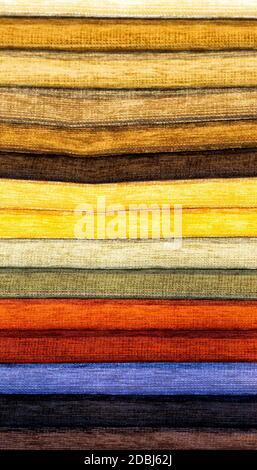 Fashion material picker of fine textile fabric Stock Photo - Alamy