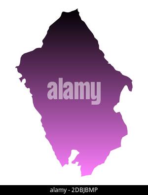 Map of Ancash Stock Photo - Alamy