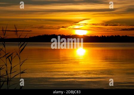 Unden Lake, Tiveden National Park, Sweden, Scandinavia, Europe Stock ...