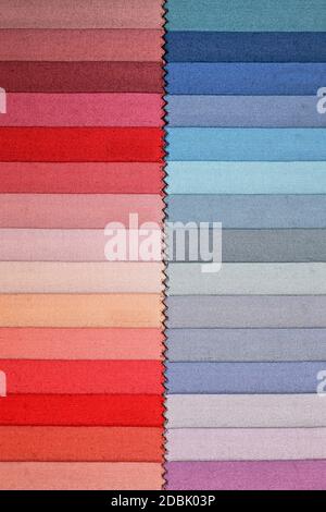 Color swatch picker for fashion fabric materials Stock Photo - Alamy