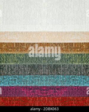 Color chart picker for textured cloth fabric Stock Photo - Alamy