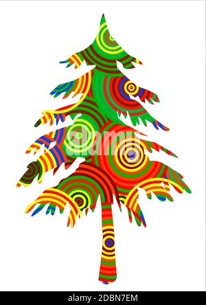 Beautifull butterfly shape made of fun colorful circle pattern for ...