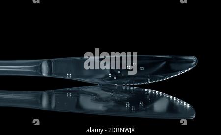 knife with drops on black,shallow DOF Stock Photo - Alamy