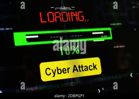 Loading cyber attack Stock Photo - Alamy