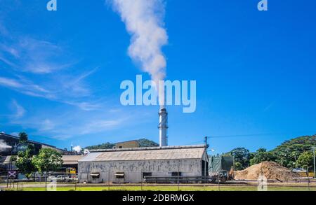 Mosman Sugar Company Central Mill during sugar cane crushing season ...