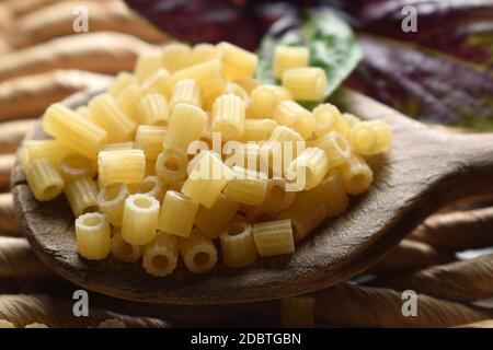 Raw small pasta for soups Stock Photo - Alamy