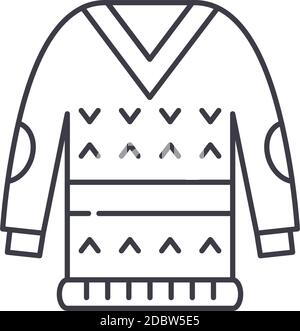 coat Linear icon. Editable stroke line Stock Vector Image & Art - Alamy