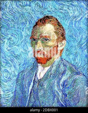 Vincent Van Gogh style oil painting. Impressionism style wall art ...