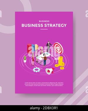 Team building brochure template. Teamwork. Flyer, booklet, leaflet ...