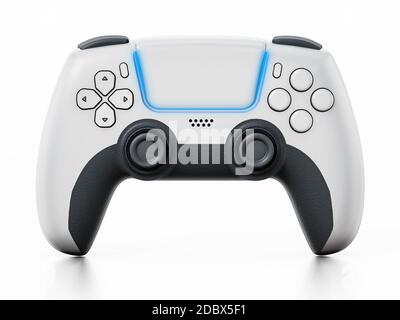Generic next gen video game controller. 3D illustration Stock Photo - Alamy