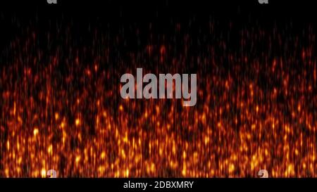 Wall of fire particle illustration abstract render Stock Photo - Alamy