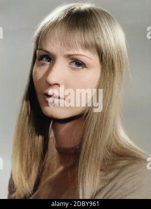 Diana Körner, deutsche Schauspielerin, Deutschland um 1967. German ...