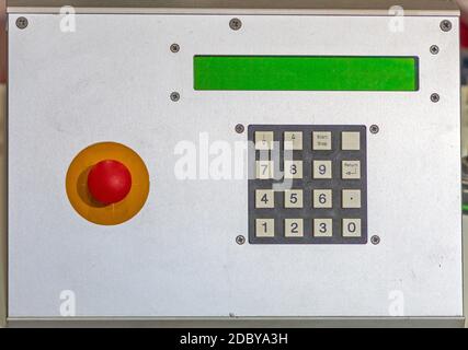 Alarm System Panic Button Numeric Pad Unit Stock Photo - Alamy