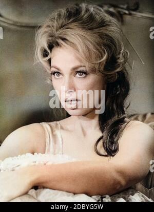 French actress Dany Robin in the movie Frou-Frou, France 1955 Stock ...