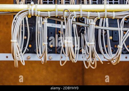 Railroad signal relay box Stock Photo - Alamy