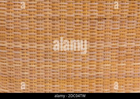 Woven rattan with natural patterns, vintage wall Stock Photo - Alamy