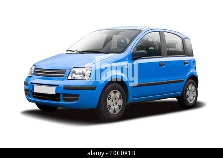 Fiat Panda side view isolated on white background Stock Photo - Alamy
