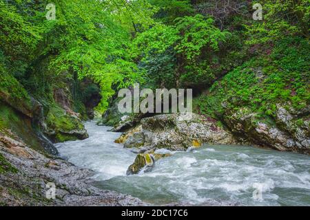 Gachedili canyon, Georgia Stock Photo - Alamy