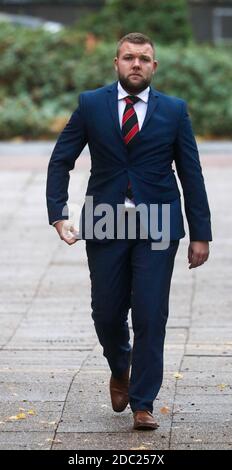 Birmingham-based Pc Declan Jones arriving at Coventry Magistrates ...
