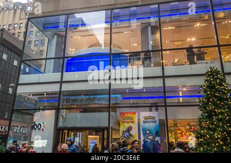 Nintendo World New York Store Interior, Rockefeller Center, NYC, USA ...