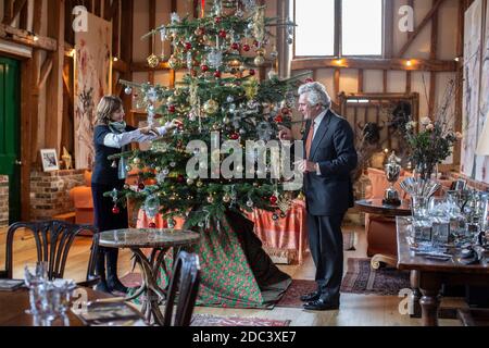 Edward and Lulu Hutley at Slades Farm, Wintershall Estate, Surrey ...