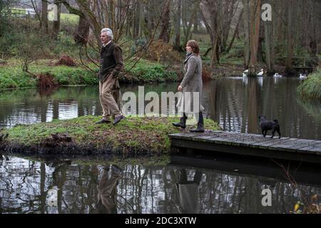 Edward and Lulu Hutley at Slades Farm, Wintershall Estate, Surrey ...