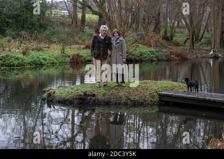 Edward and Lulu Hutley at Slades Farm, Wintershall Estate, Surrey ...