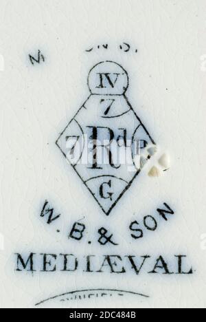 Victorian Design Registration Mark Stock Photo - Alamy