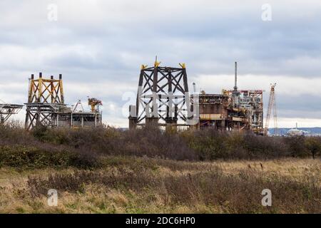 The Able Seaton complex at Hartlepool,England,UK which dismantle oil ...