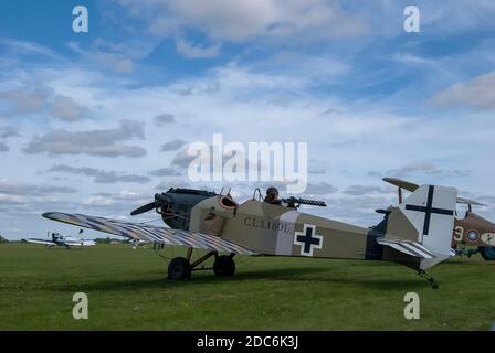 A replica Junkers CL1 ground attack aircraft from World War I Stock ...