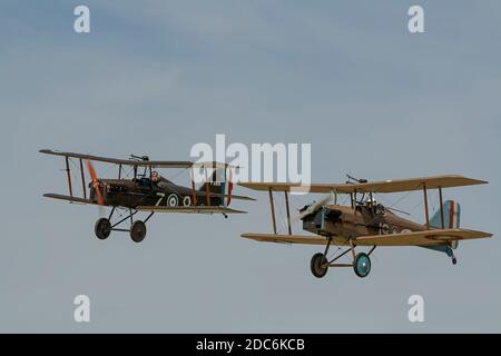 A replica Royal Aircraft Factory SE5 fighter plane Stock Photo - Alamy