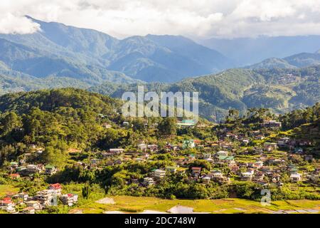 View overlooking th town of Sagada, Philippines Stock Photo - Alamy