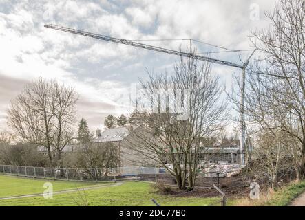 New build housing at Gargrave Stock Photo - Alamy