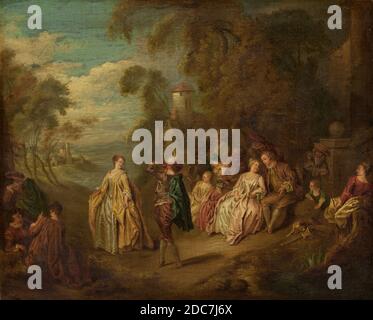 Jean Baptiste Pater was an 18th-century French Rococo painter known for ...