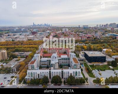 Aerial Views of Loyola University Chicago Stock Photo - Alamy