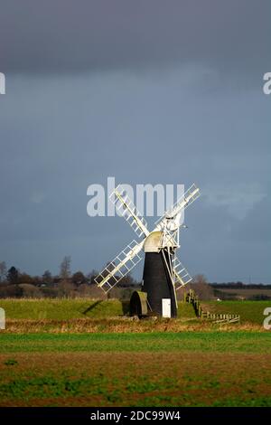Ashtree Farm mill, Runham Marshes Stock Photo - Alamy