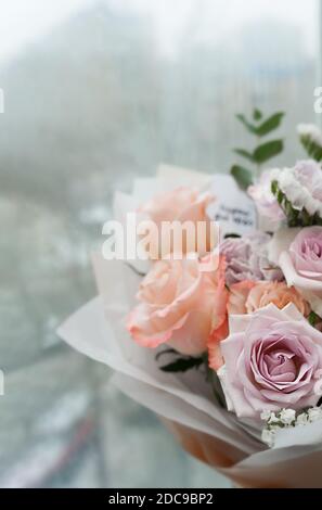 Bouquet of fresh eucalyptus branches isolated on white background ...