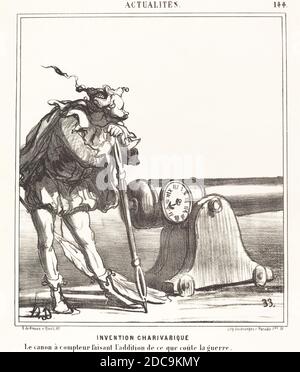 Honoré Daumier (1808-1879). "Invention patent, capital 3 million ...