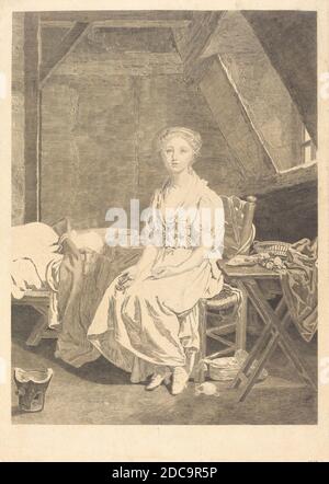 "Jean Massard after Jean-Baptiste Greuze, La cruche cassee, 1773 ...