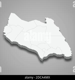 Johor map vector illustration. Malaysian city. State in Malaysia Stock ...