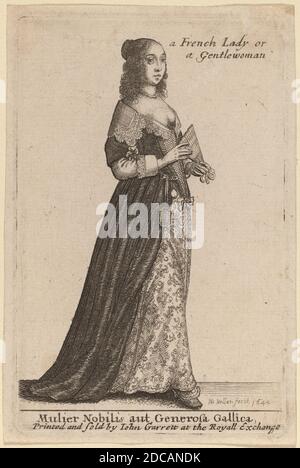 Mulier Nobilis Aut Generosa Gallica / a French Lady Or Gentlewoman ...