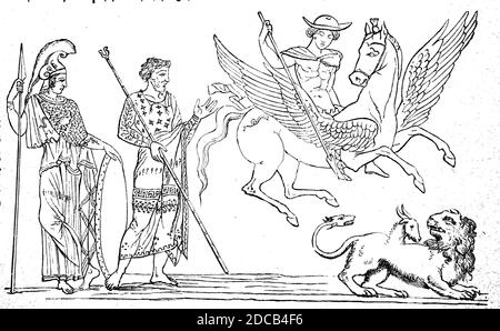 Digital improved reproduction, Greek mythology, Perseus, the legendary ...