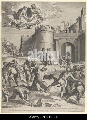 The lapidation of Saint Stephen. Martyrdom of St Stephen. St Stephen ...